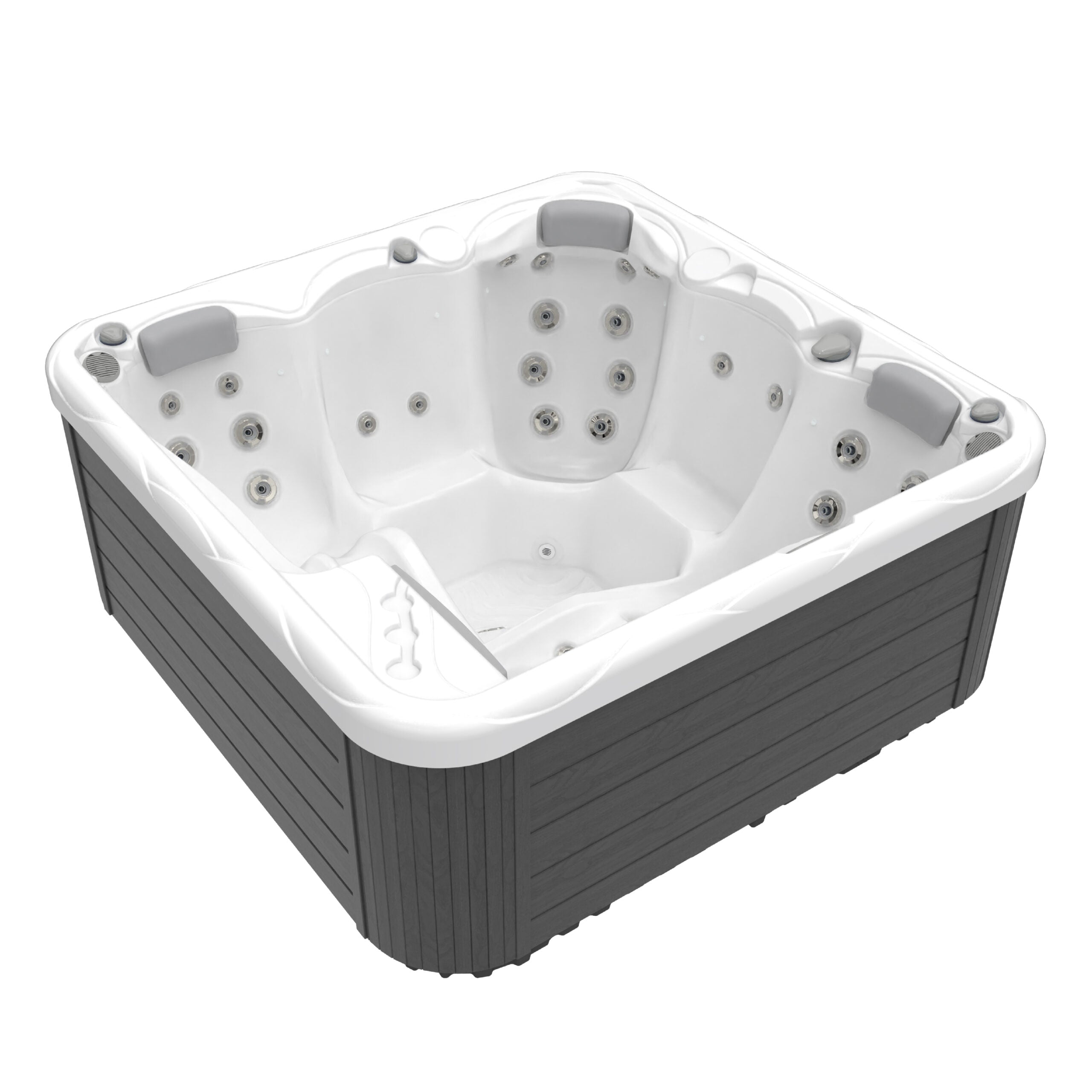 Minipiscina Jacuzzi Wellis Pluto ClassicLine Ice White 5 locuri + Acop ...